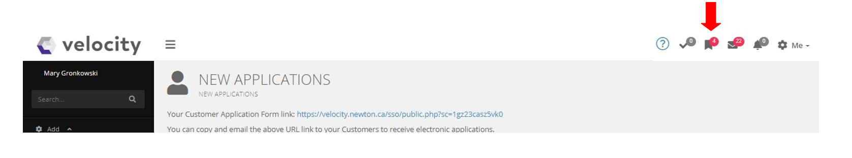 How can I add the Velocity online application to my website and mobile ...