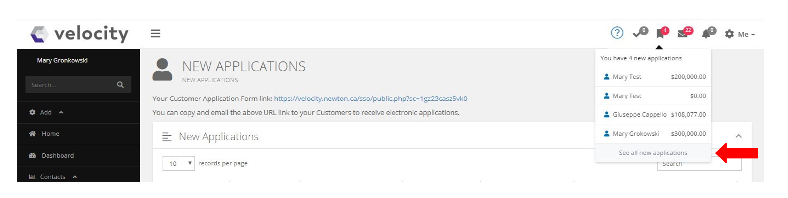 How can I add the Velocity online application to my website and mobile ...