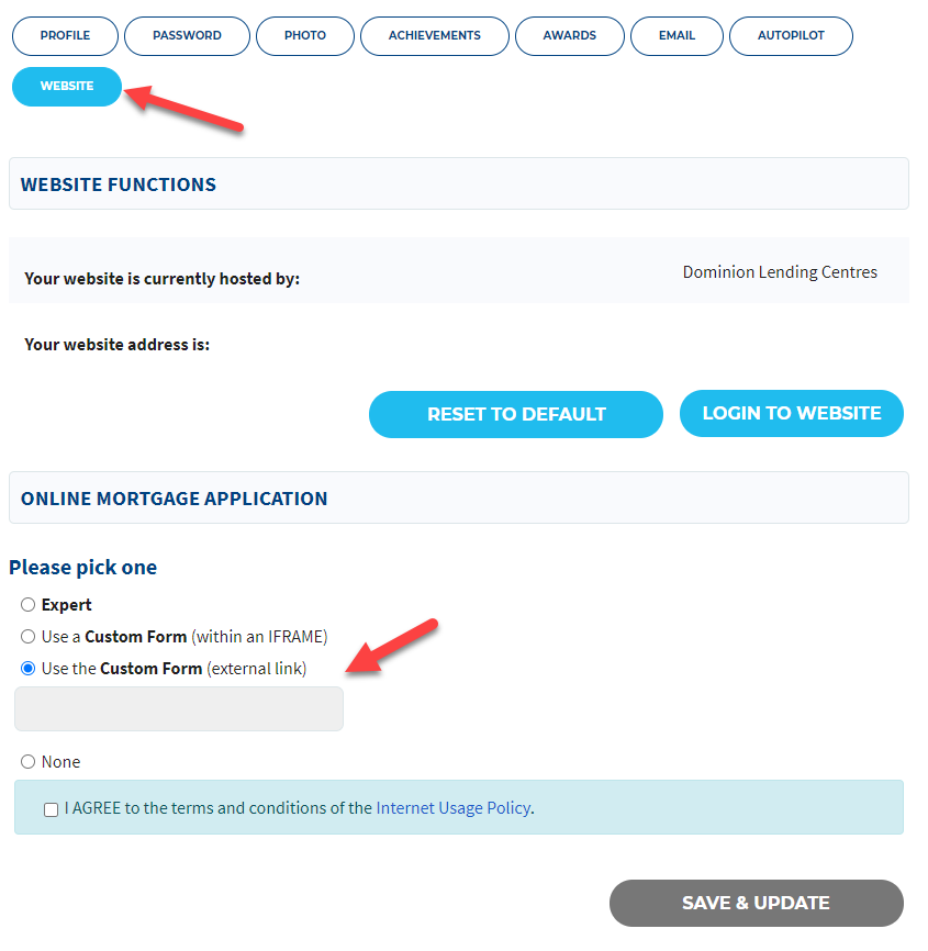 How can I add the Velocity online application to my website and mobile ...